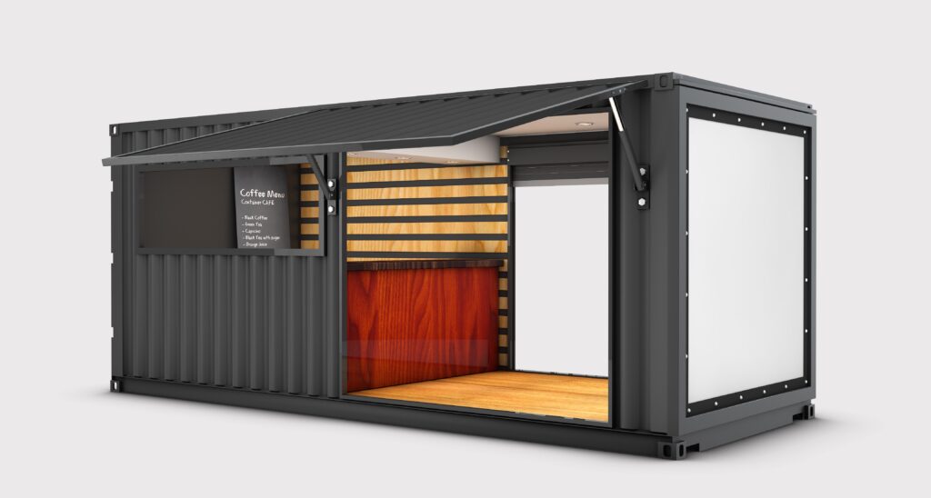 Conteneurs maritimes aménagés en commerce l In'BOX Container