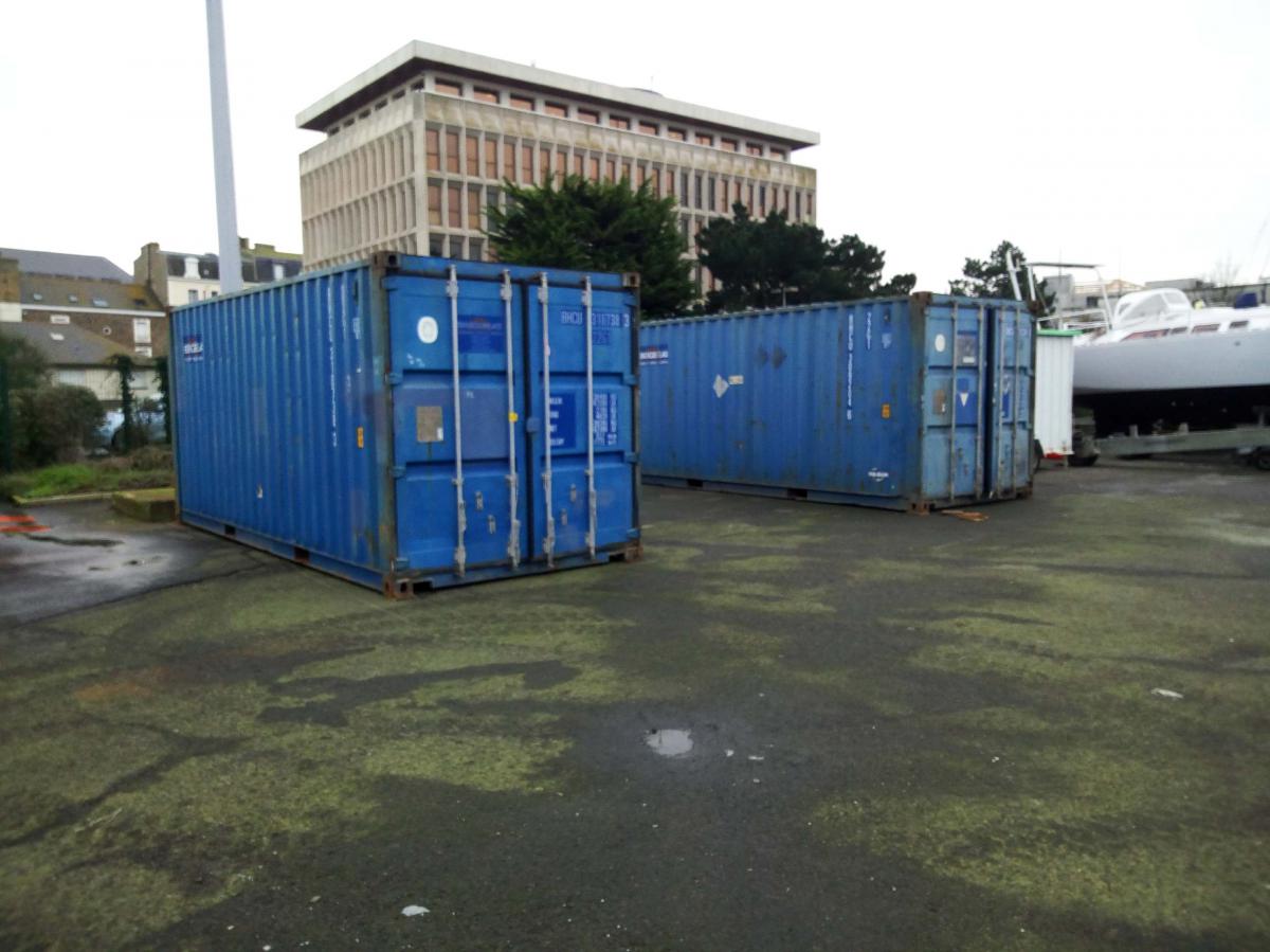 Deux containers maritimes 20 pieds - In'Box Container