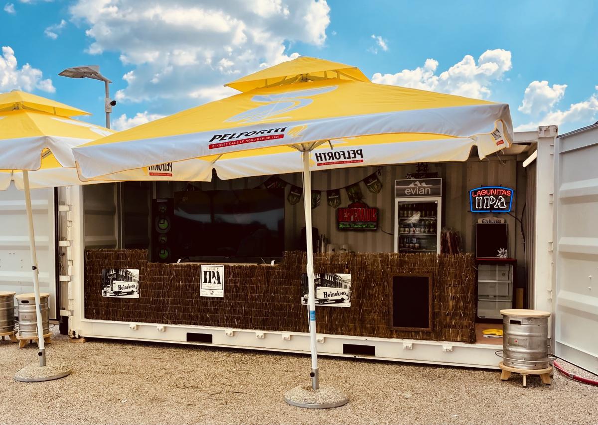 Conteneur aménagé en snack pour la restauration l In'BOX Container