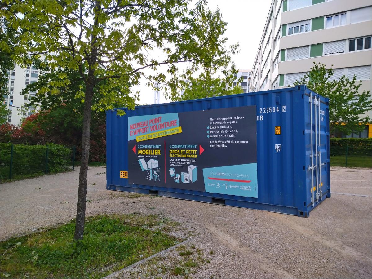 Recycler un container pour recycler les encombrants - In'Box Container