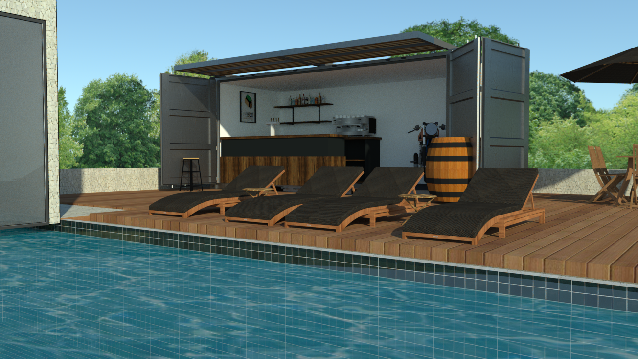 Abri pour vos véhicules : conteneur aménagé en garage l In’BOX