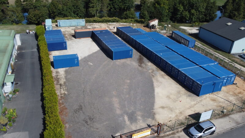 Parc de self-stockage en containers maritimes - In'Box Container