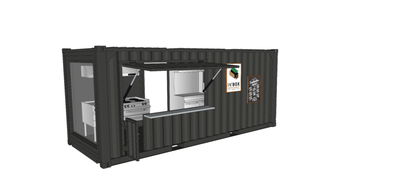 Container aménagé snack prix - In'Box Container