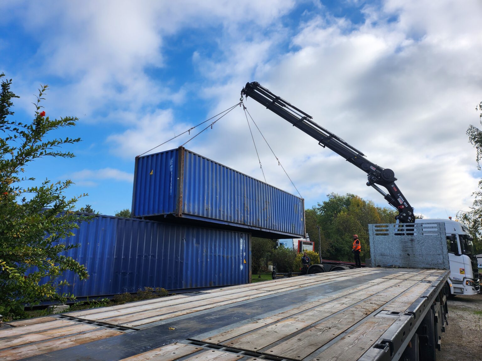 Containers maritimes 40 pieds : Création d’un Atelier à Atur | In'Box